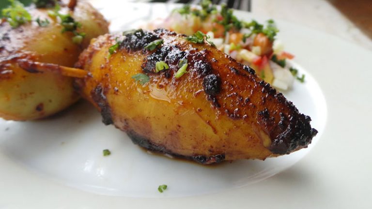 Goan stuffed squid roast